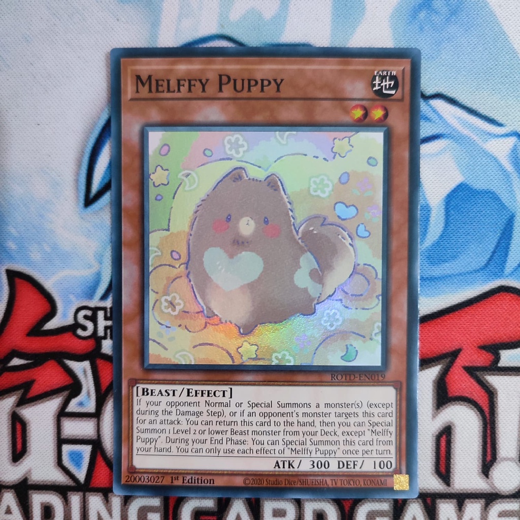 Jual yugioh melffy puppy ROTD super rare 1st original | Shopee Indonesia