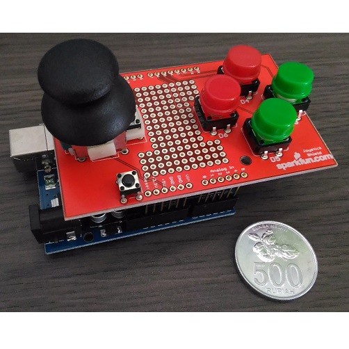 Jual PCB ARDUINO JOYSTICK BOARD SHIELD KIT + Package No. 2 (BELUM ...