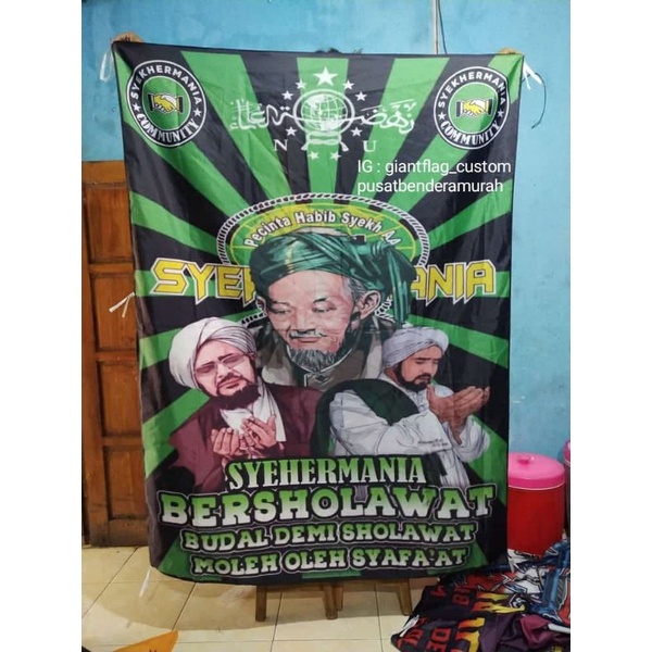 Jual FREE STICKER, BENDERA AZZAHIR, BENDERA MAJELIS, GIANTFLAG CUSTOM ...