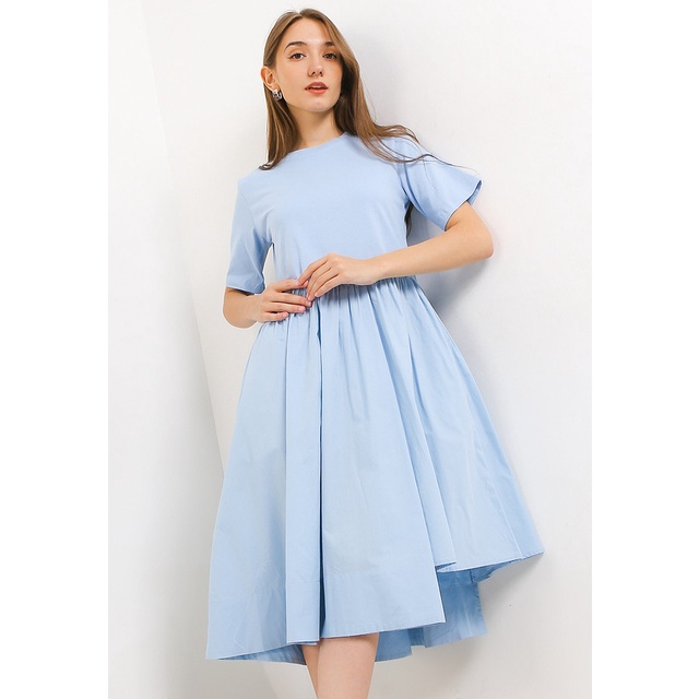 Jual Hush Puppies Dress Wanita Luiza Blue | Shopee Indonesia