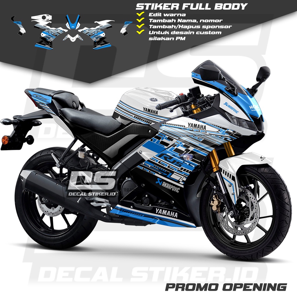 Jual Decal R15 V3 Full Body Keren Stiker R15 V3 Full Body Keren ...