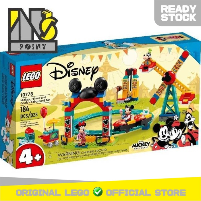 Jual LEGO 10778 - Disney - Mickey, Minnie and Goofy's Fairground Fun ...