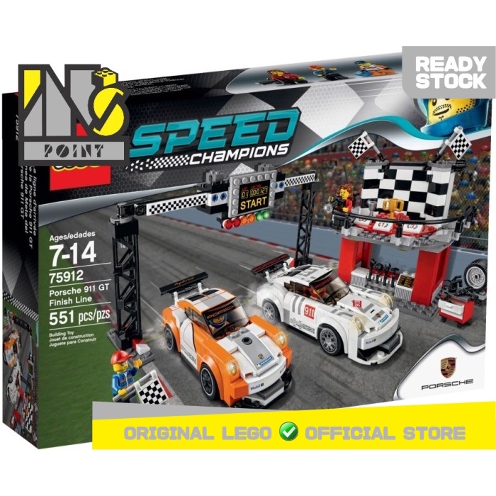Jual LEGO 75912 - Speed Champions - Porsche 911 GT Finish Line | Shopee ...