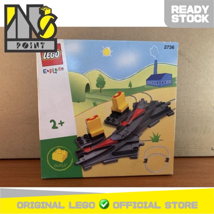 Jual LEGO 2736 - Duplo - Train Points | Shopee Indonesia