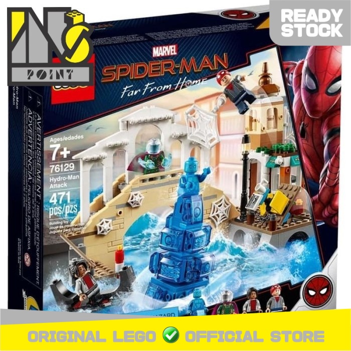 Jual LEGO 76129 - Super Heroes - Hydro-Man Attack | Shopee Indonesia