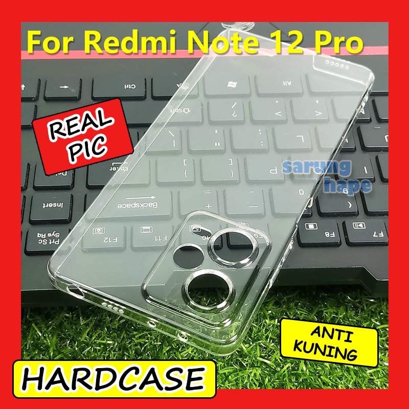 Jual Xiaomi Redmi Note 12 Pro 5G - Clear Hard Case Casing Cover ...