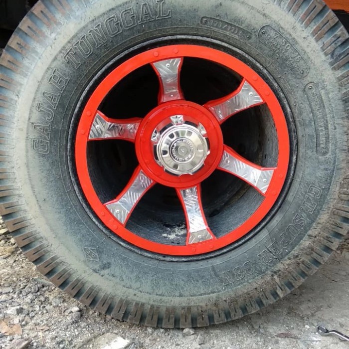 Jual Weldop Truk/Bus Ring 16 Belakang aja Model Spider Oranye (2pcs ...