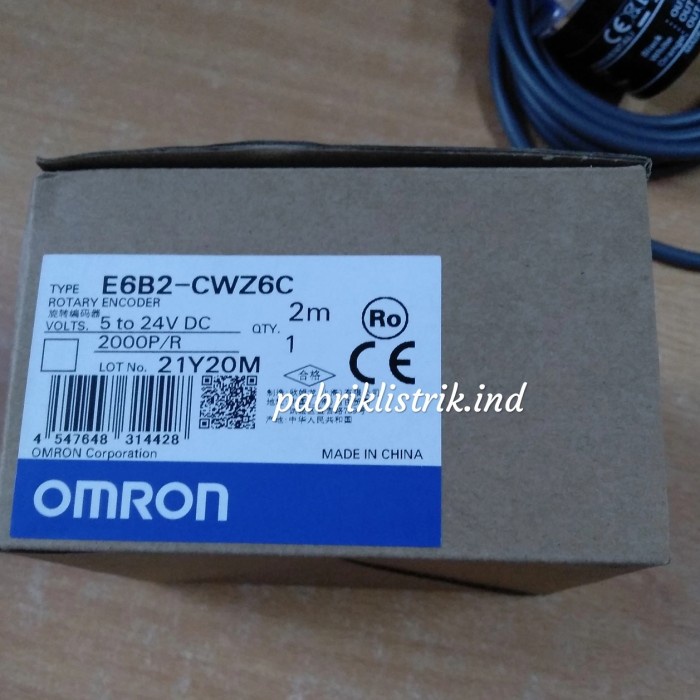 Jual Rotary Encoder E6B2 CWZ6C 2000PR 2000 PR 5 - 24V DC P/R Omron ...