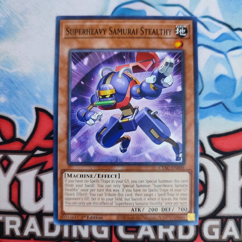 Jual yugioh superheavy samurai stealthy CYAC common 1st original | Shopee Indonesia