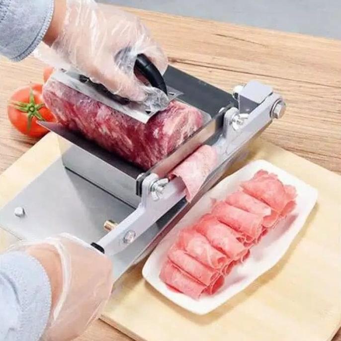 Jual Alat Potong Daging Manual Meat Slicer Frozen Food | Shopee Indonesia
