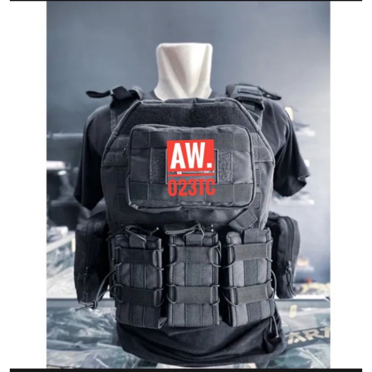 Jual New body vest black mamba termurah / rompi tactical Brimob / rompi ...