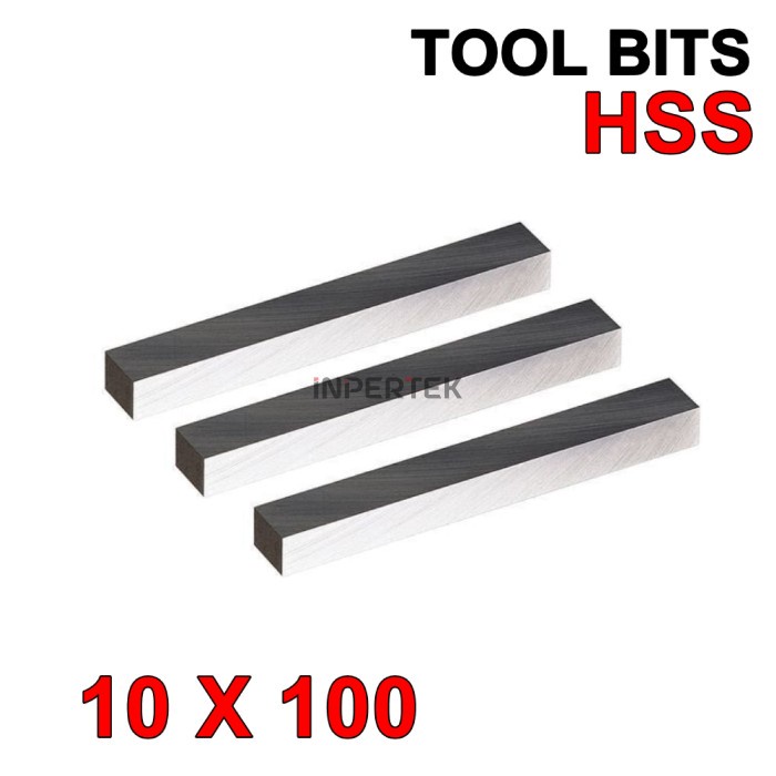 Jual Pahat HSS 10 X 100 Tool Bit 10*100 Mata Pisau Bubut Square 10mm X ...