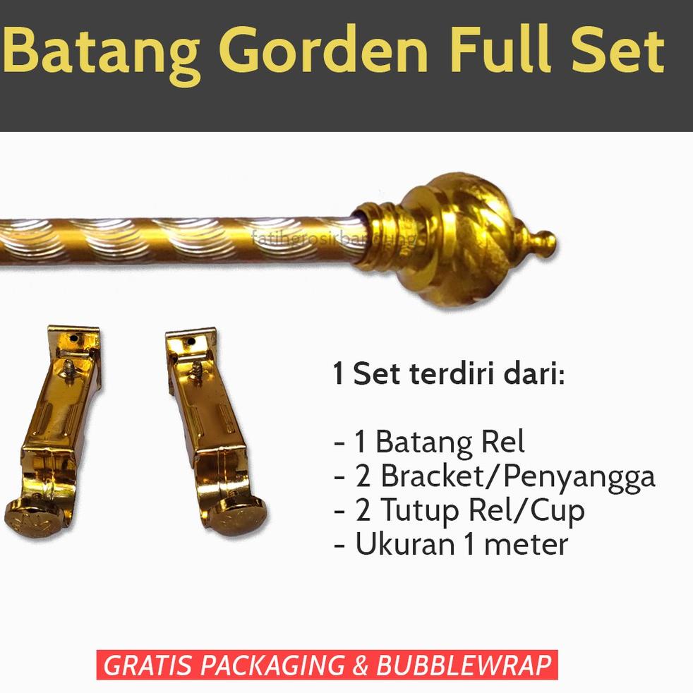 Jual NEW !!! Batang Korden Besi Hordeng Tiang Gorden Gordeng Full Set ...