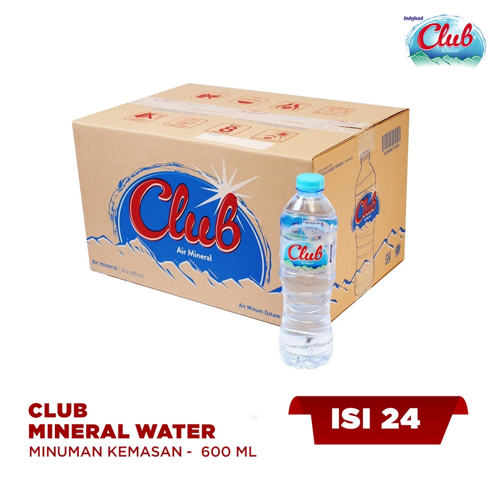 Jual 1 ctn - Club mineral water 600ml | Shopee Indonesia