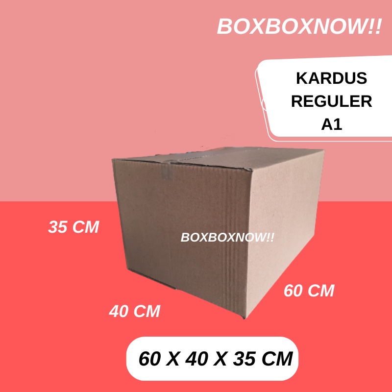Jual 60 X 40 X 35 CM KARDUS POLOS KARTON PACKING DUS KOTAK BOX | Shopee ...