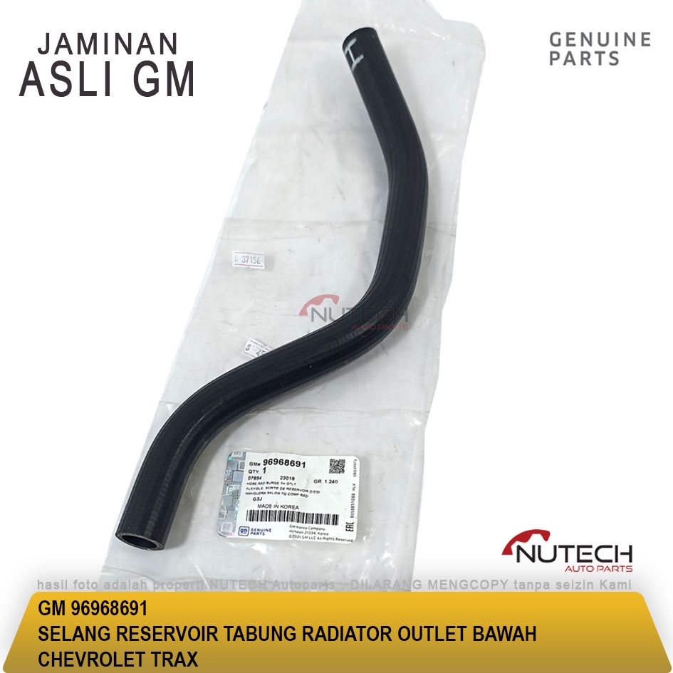 Jual SELANG RESERVOIR TABUNG RADIATOR OUTLET BAWAH CHEVROLET TRAX ORI ...