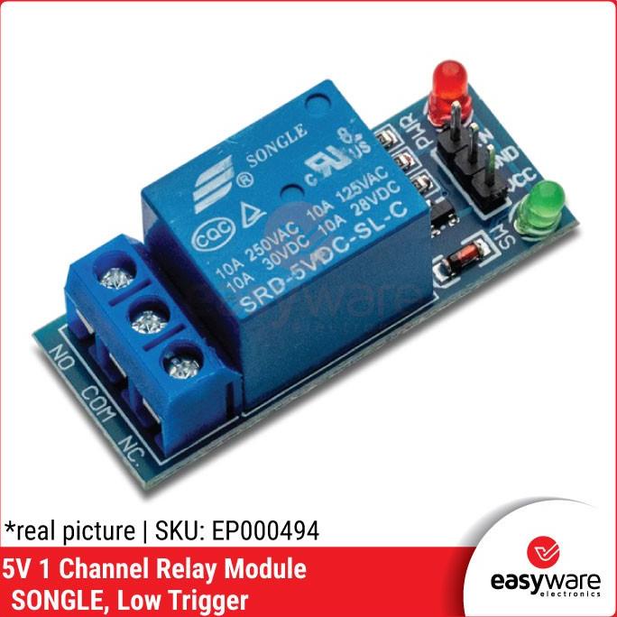 Jual Relay Module 1 Channel Relay Module Low Trigger 5V 12V Dc | Shopee ...