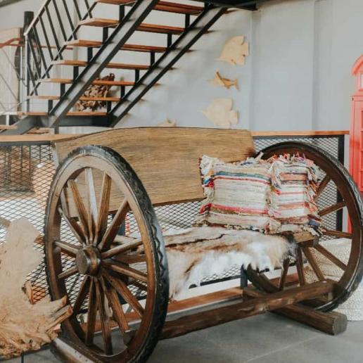 Jual ban kayu antik original roda dokar andong kereta kuda cowboy koboi ...