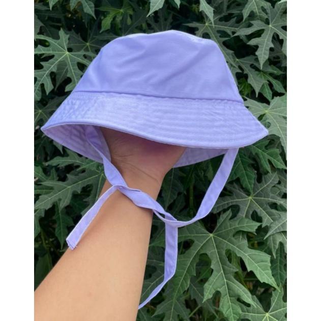 Jual Topi bucket anak tali 1-3tahun, topi tali bucket hat kids ...