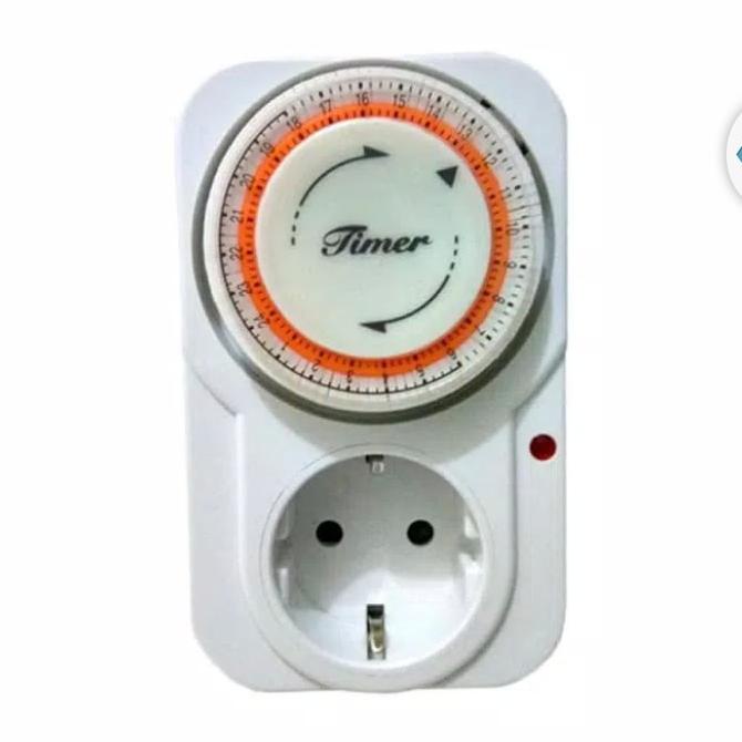 Jual Timer manual 24 jam / Timer heles manual / Stopkontak Timer ...