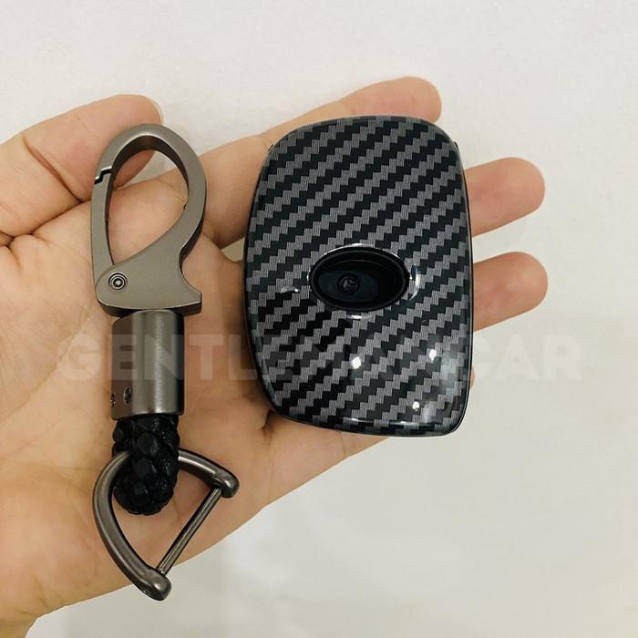 Jual Kunb Cover Carbon Casing Smart Key Case Kunci Hyundai Creta ...