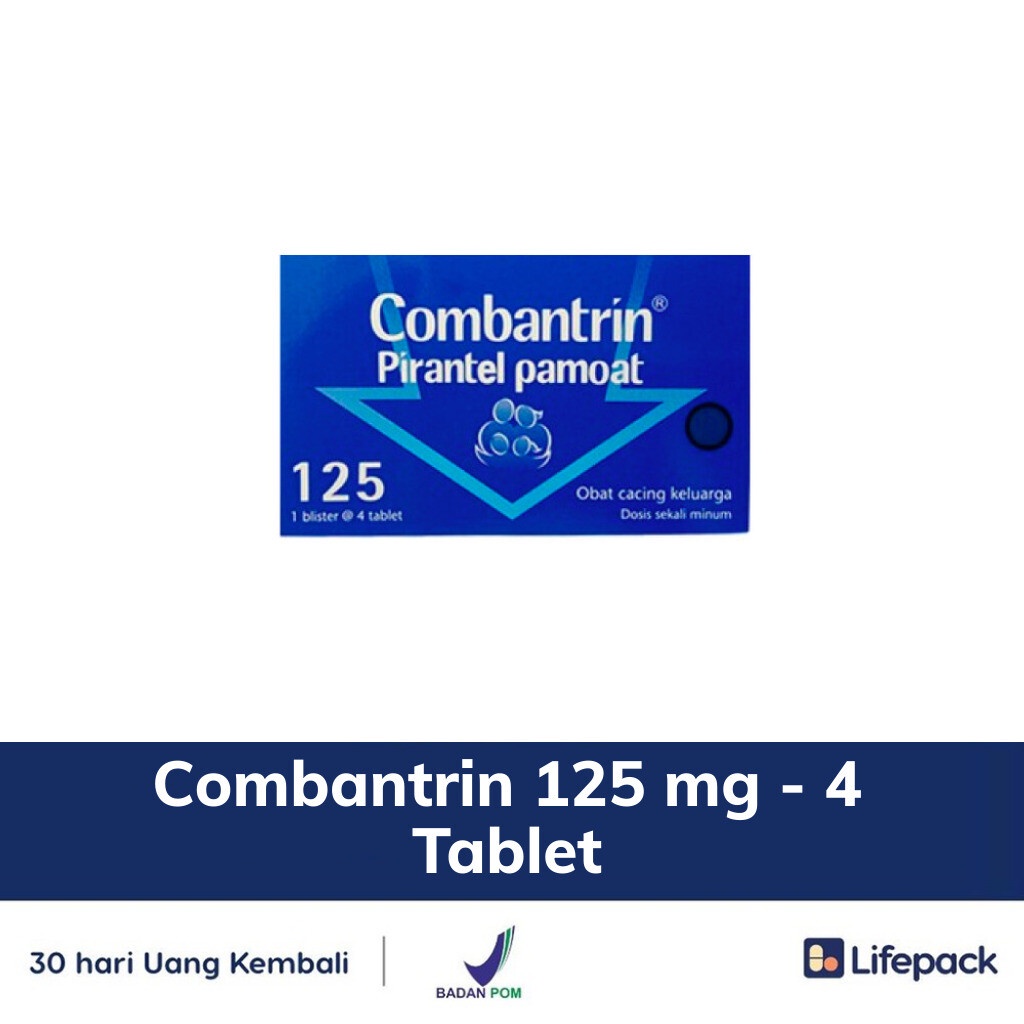 Jual Combantrin 125 mg - 4 Tablet - LIFEPACK | Shopee Indonesia