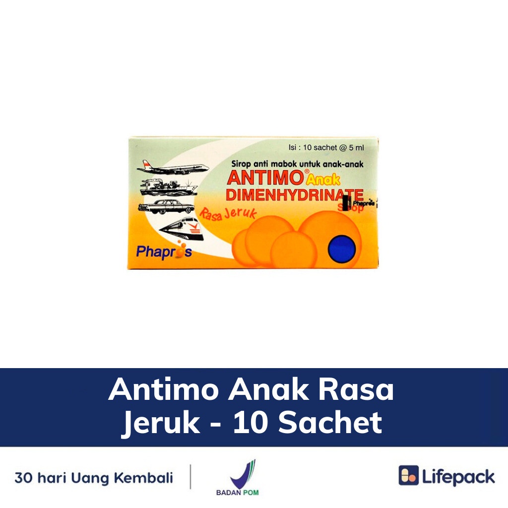 Jual Antimo Anak Rasa Jeruk - 10 Sachet - LIFEPACK | Shopee Indonesia