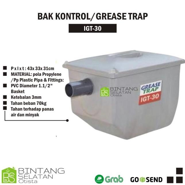 Jual BAK KONTROL/GREASE TRAP IGT-30 | Shopee Indonesia
