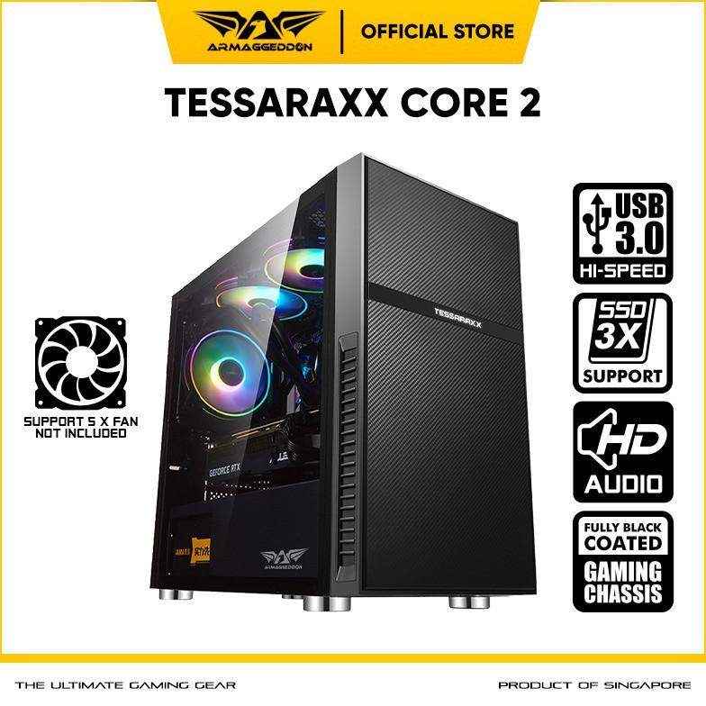 Jual Armaggeddon Tesseract Core 2 See Thru Side Panel Micro Atx Pro ...