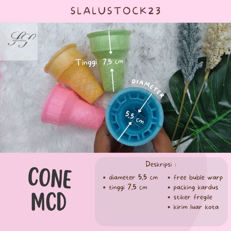 Jual Packing bubblewrap & kardus MCD Cone Ice cream Semprong Mc Donald ...