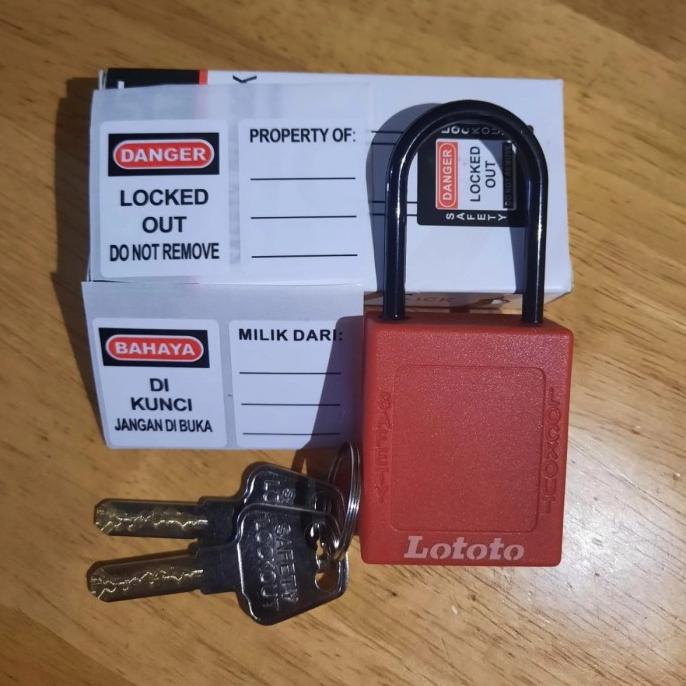 Jual Gembok Safety Loto Padlock Safety Lockout Tagout, Lototo Ls32 ...