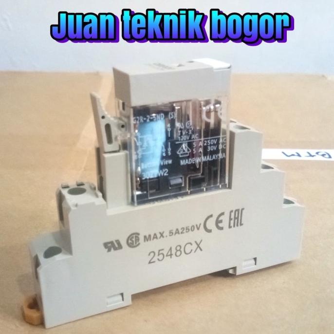 Jual ```````] RELAY + SOCKET G2R 2 SND DC24V & P2RF-08E OMRON ORIGINAL ...