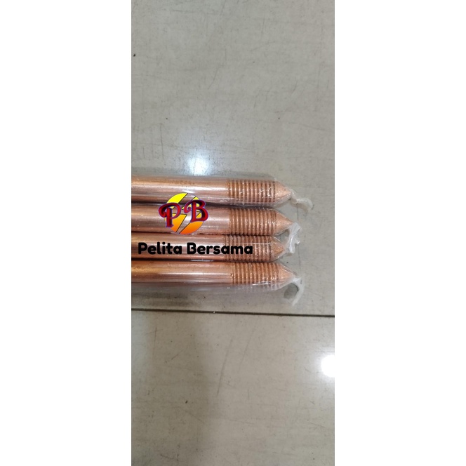 Jual Grounding Rod / Copper Bonded 5/8 X 2 Meter / Besi Sepuh Tembaga | Shopee Indonesia