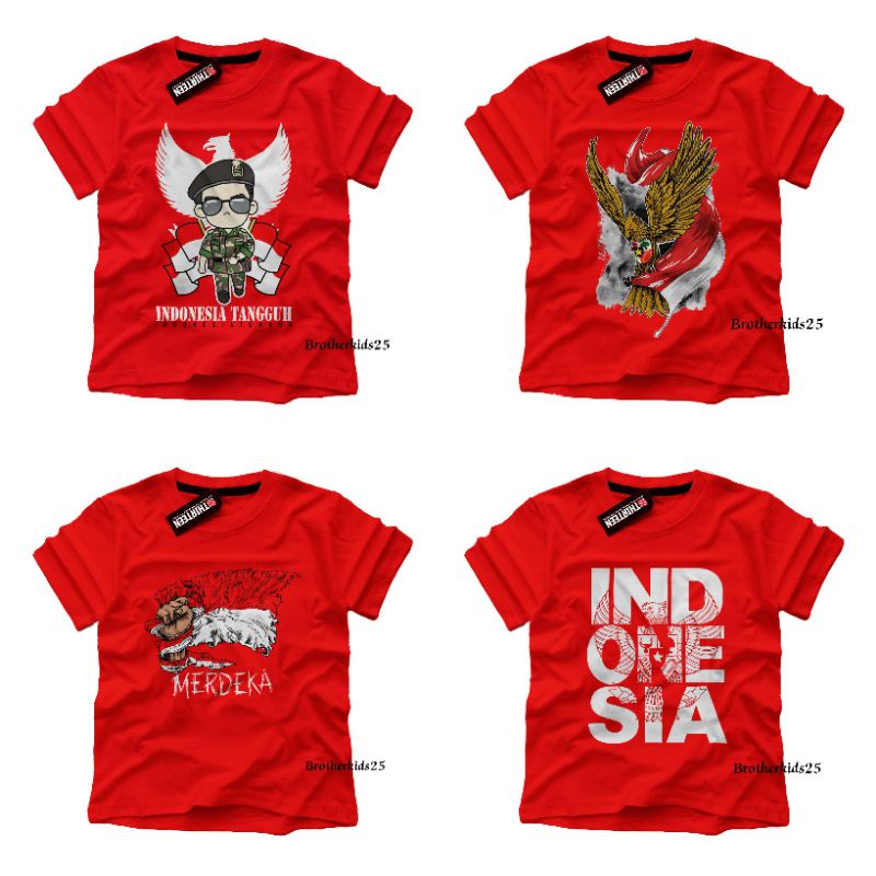 Jual kaos distro anak kemerdekaan indonesia | Shopee Indonesia