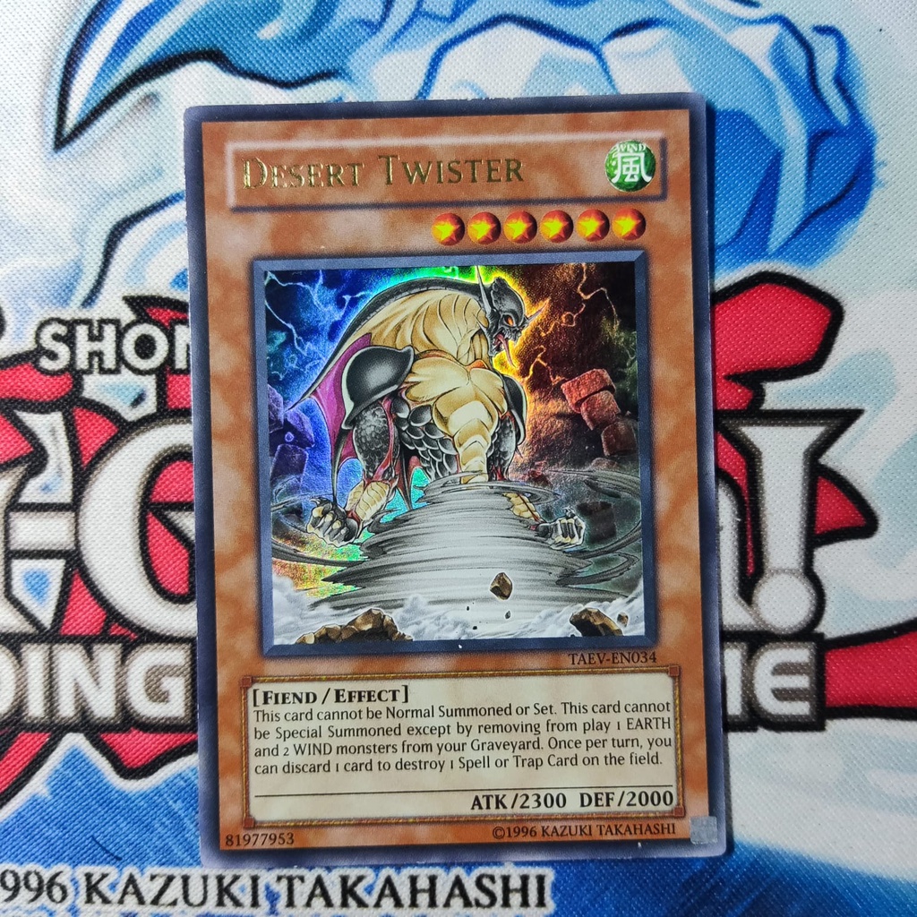 Jual yugioh desert twister TAEV ultra rare original | Shopee Indonesia