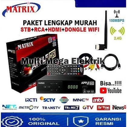 Jual setup box + setop box + setbox tv digital MATRIX APPLE DVB 2 ...