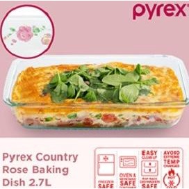 Jual Best Seller Pyrex Rose Baking Dish 2.7L Berkualitas | Shopee Indonesia
