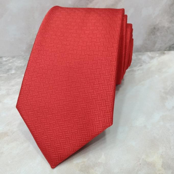 Jual dasi merah deep maron dasi kantor pria formal dasi pesta wedding ...