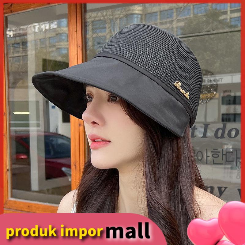 Jual Desain Topi Pelindung Matahari Korea Wanita, Topi Jerami Pantai ...