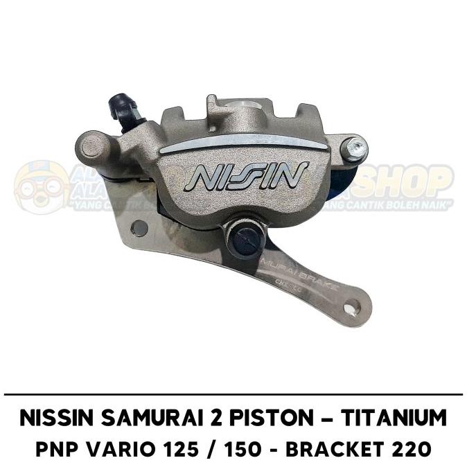 Jual Kaliper Nissin Samurai Brake 2 Piston Original Vario Beat Scoopy Spacy | Shopee Indonesia