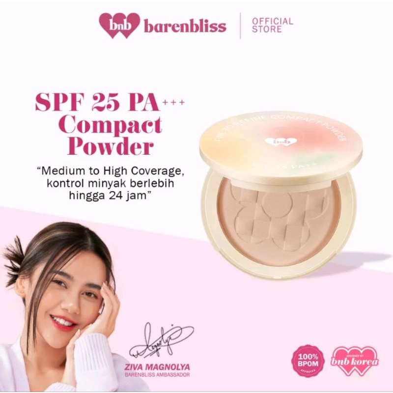 Jual BNB Barenbliss Korean Bloomatte Fine To Refine Compact Powder 24H ...