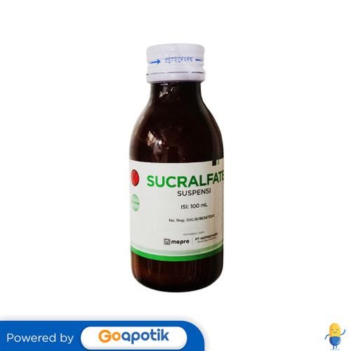 Jual SUCRALFATE MEPROFARM SUSPENSI 100 ML | Shopee Indonesia