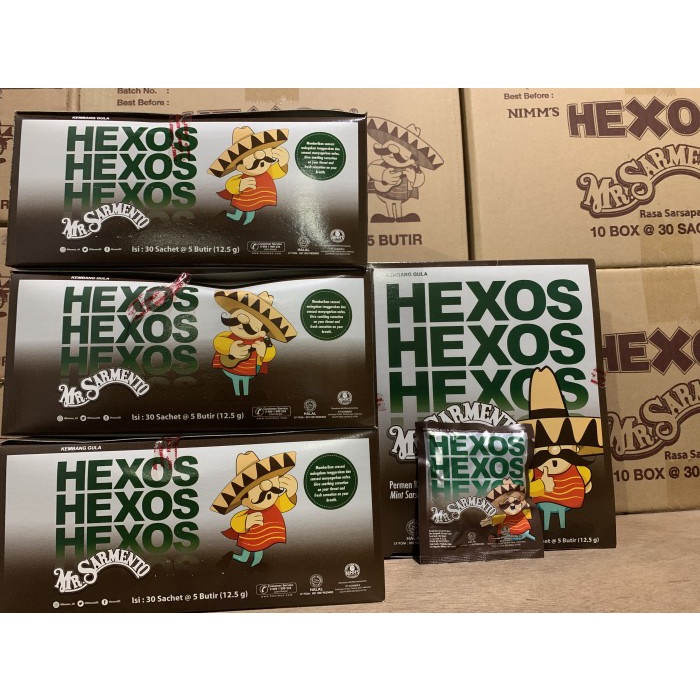 Jual Permen Hexos Mr Sarmento Sarsaparilla Kemasan 1 box isi 30 bungkus ... Jual Permen Hexos Mr Sarmento Sarsaparilla Kemasan 1 box isi 30 bungkus ...
