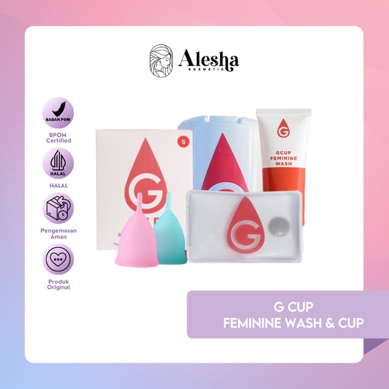 Jual G CUP / GCUP FEMININE WASH AND MENSTRUAL CUP | Shopee Indonesia