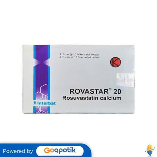 Jual ROVASTAR 20 MG BOX 30 TABLET | Shopee Indonesia