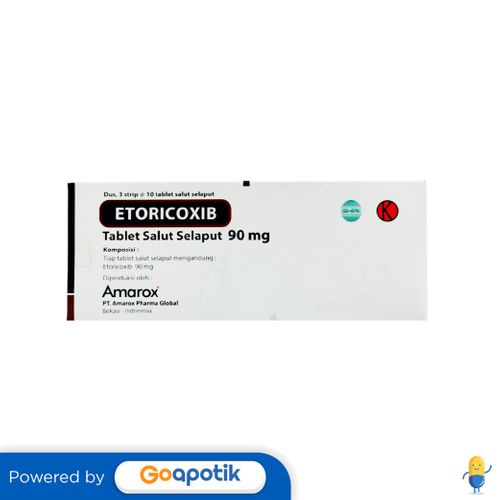 Jual ETORICOXIB AMAROX 90 MG BOX 30 TABLET | Shopee Indonesia