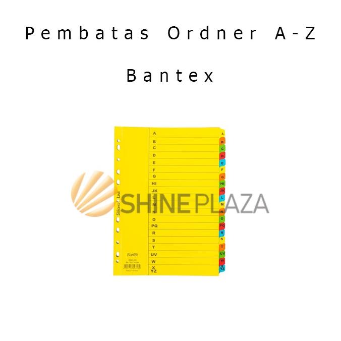 Jual Trendy Pembatas Ordner Bantex Abjad A-Z A4 6043 - Cardboard Index ...