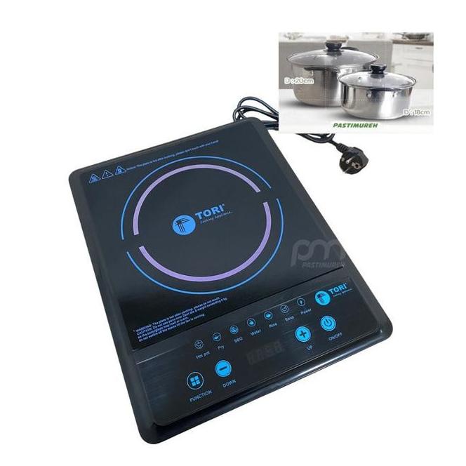 Jual Promo (Paket) Kompor Induksi Listrik + 2 Set Panci Induksi 18Cm ...