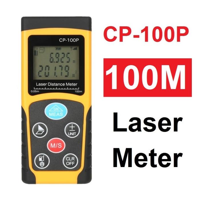 Jual Digital Laser Distance 100 Meter 40M Alat Ukur Jarak Meteran CP ...