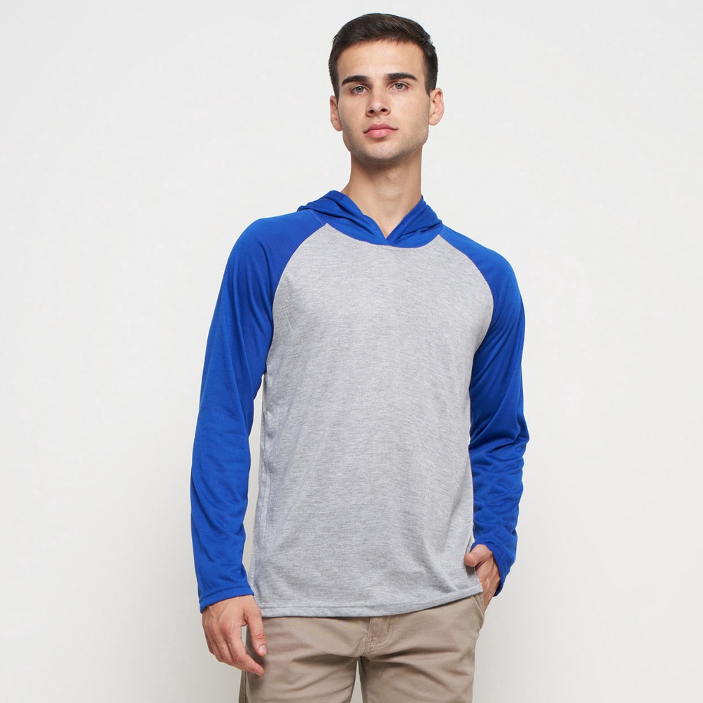 Jual NEW official - kaos raglan polos / kaos polos pria / kaos hoodie ...